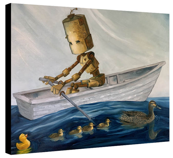 Ducky Bot - Print by Lauren Briere - Austin Art Garage