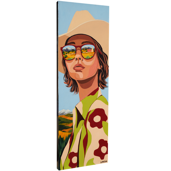 Beneath Quiet Skies - Anna Ganina - 12x36" - Austin Art Garage