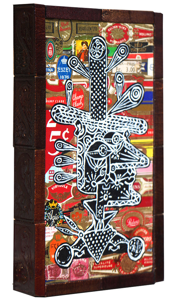 Chasing the Dragon - Brian Phillips - 4x7" - Austin Art Garage