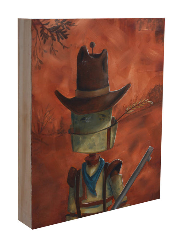 Cowboy Bot - Lauren Briere - ORIGINAL - Austin Art Garage