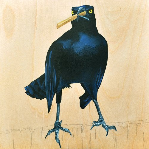 Fry Thief - Carly Weaver - 24 x 24" - Austin Art Garage