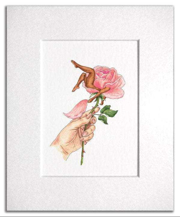 Guarded Rose - Jennifer Pate - 8x10" - Austin Art Garage