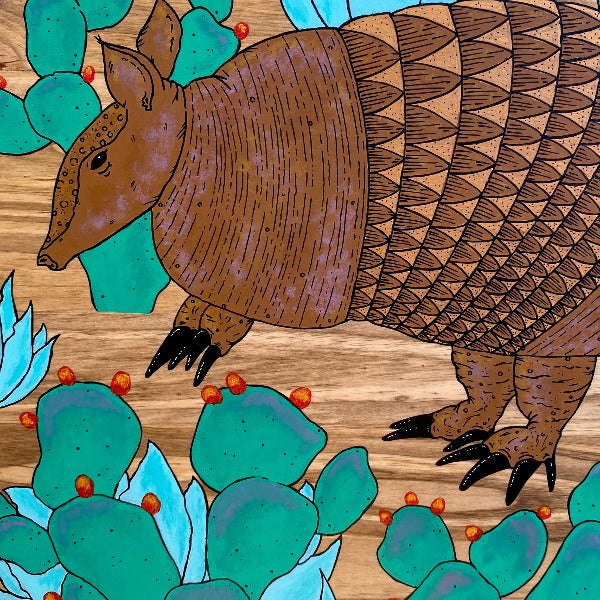 Hey Little Dillo - Raymond Allen - Austin Art Garage