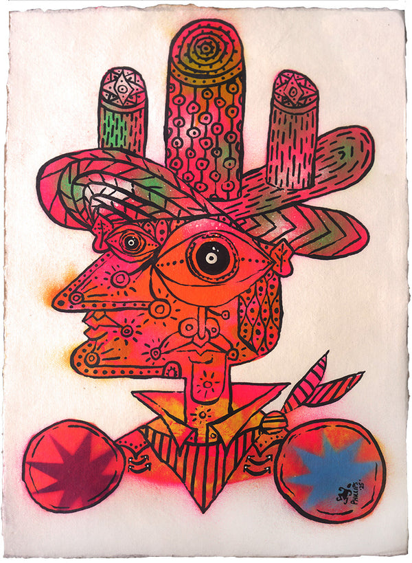 Poppers - Brian Phillips - 8.5x12" - Austin Art Garage