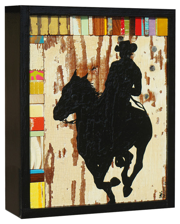 Ride Into the Storm - Brian Phillips - 6x7.5" - Austin Art Garage