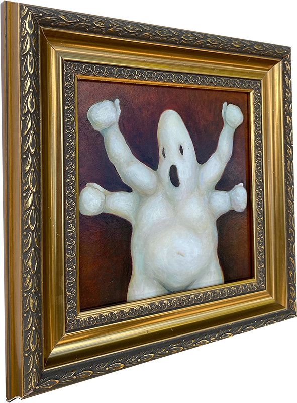 The Rager - Sean Thornton - 8 X 8" - Austin Art Garage