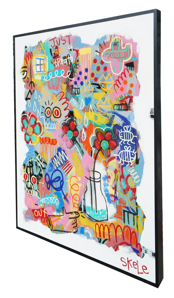 Storyboard Series: Self Help 48x60" Original - Jeff Skele - Austin Art ...