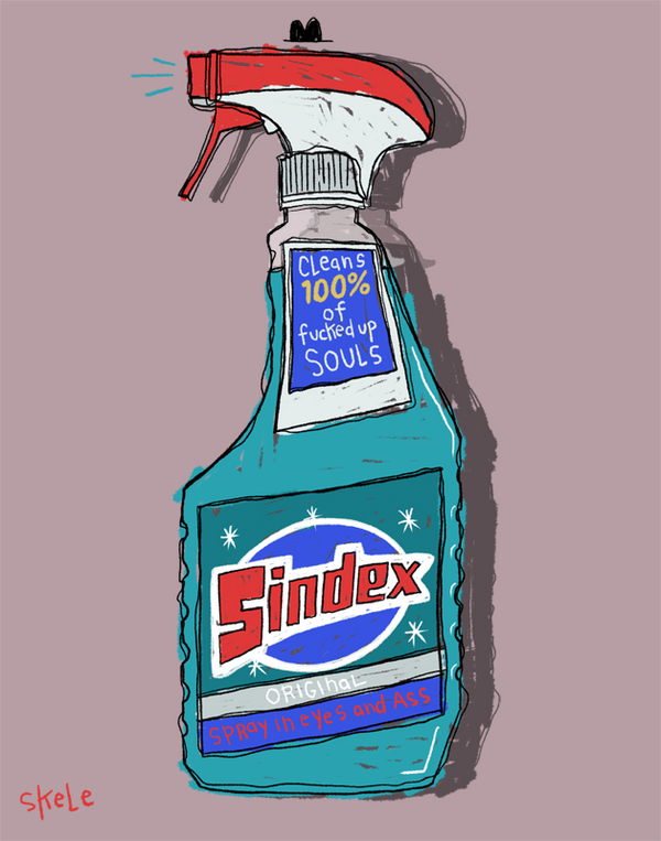 Sindex - Jeff Skele - 11x14" - Austin Art Garage