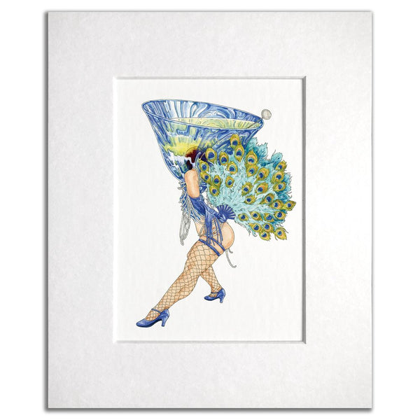 The Peacocktail - Jennifer Pate - 8x10" - Austin Art Garage