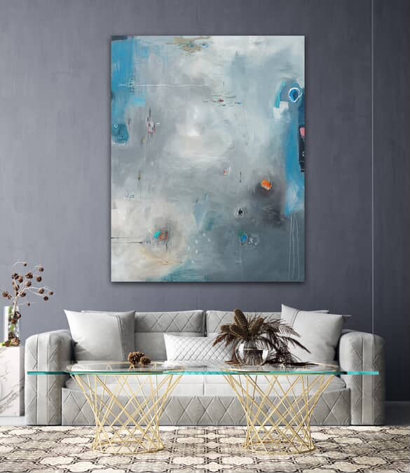 Untitled 4 - Anne Glover - 48x60" - Austin Art Garage