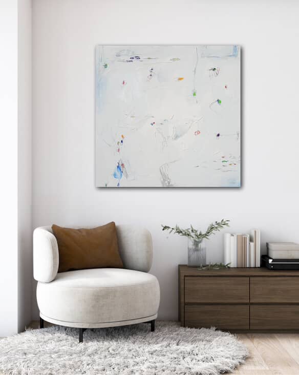 Untitled 5 - Anne Glover - 36x36" - Austin Art Garage