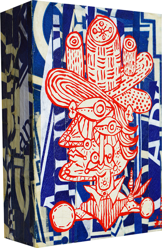 Press The Hem - Brian Phillips - 3x5x2" - Austin Art Garage