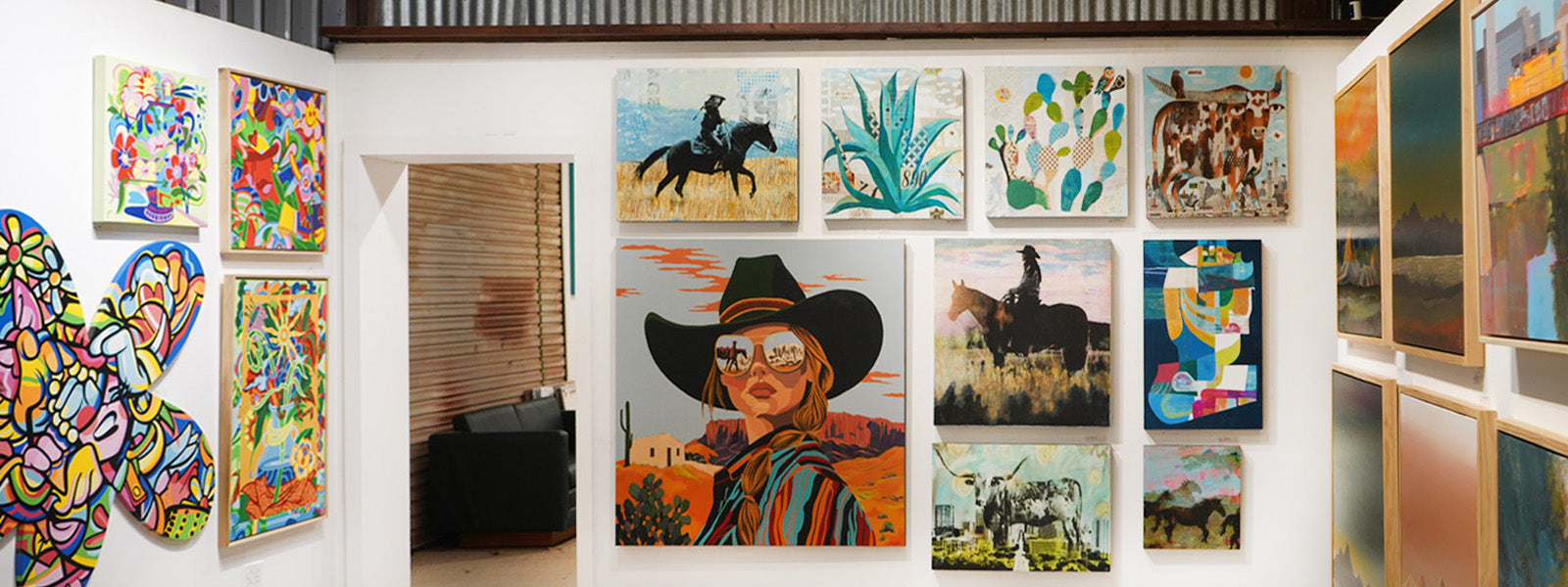100% Local & Attainable Art from Austin Texas