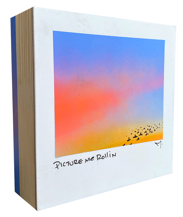 picture me rolling - Autumn Mae Crocker - 6 x 6" - Austin Art Garage