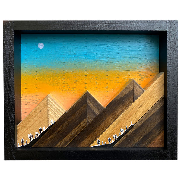 The Cactus Moon - Raymond Allen - 10 x 8" - Austin Art Garage