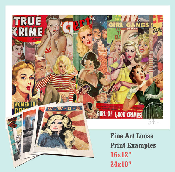 The Stories we Tell - Dangerous Dames by Jake Bryer - Austin Art Garage