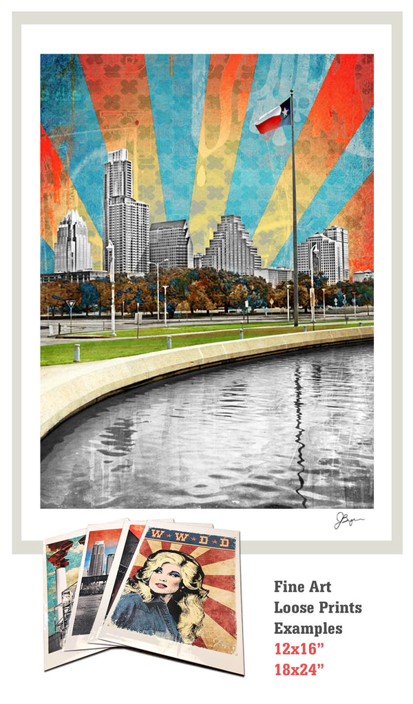 Good Morning Austin by Jake Bryer - Austin Art Garage